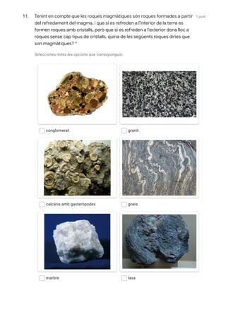 Les roques (test) | PDF