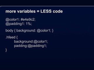 Less js-&-wp | PPTX | Computing | Technology & Computing