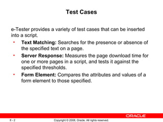 Less08 2 e_testermodule_7 | PPT