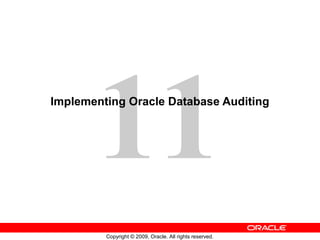 Less11 auditing | PPT