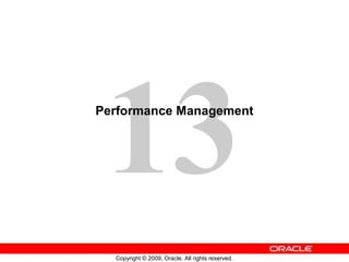 Less13 performance | PPT