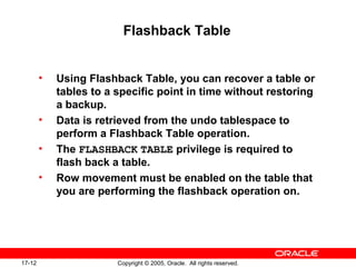 Less17 flashback tb3 | PPT