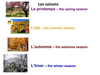 Days of the week french | PPT