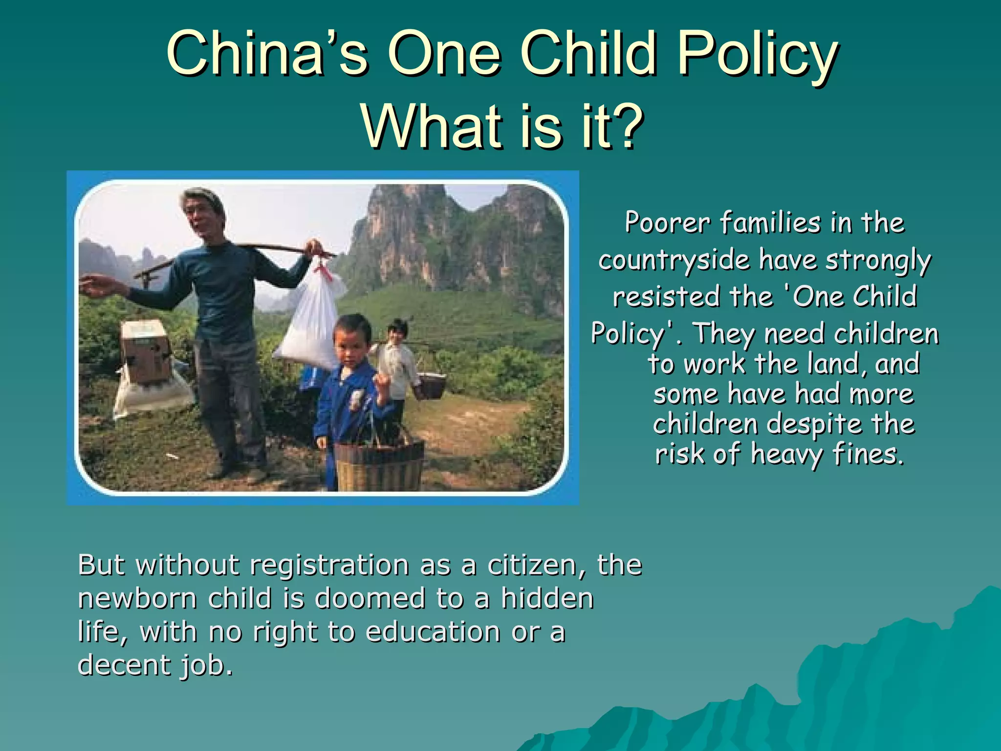 Less babies please china | PPT