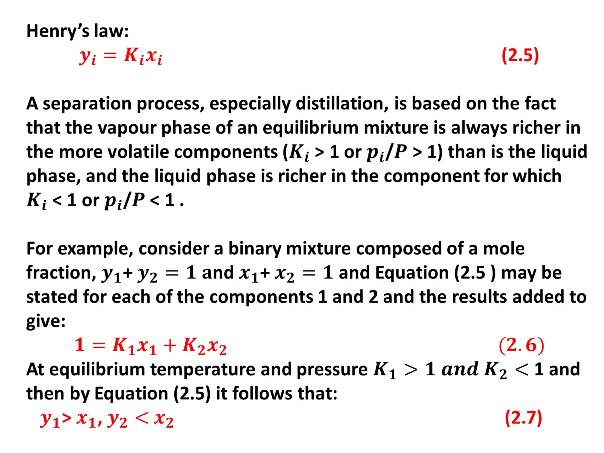 Less Common Separation Lecture (THERMAL)211 | PPT