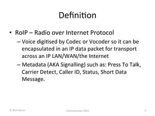 Advanced radio over IP | PDF