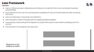 Less css framework | PPTX