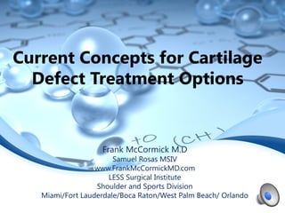 LESS current treatment of cartilage defects | PPT