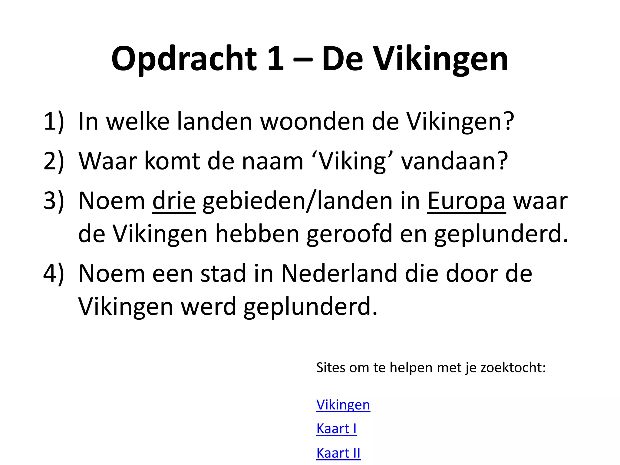 Lessenserie vikingen | PPTX