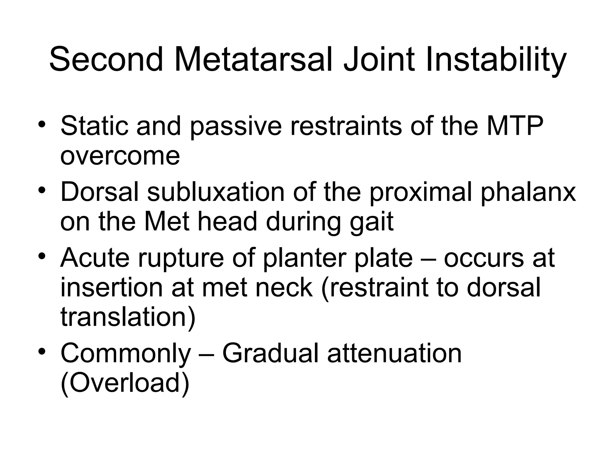 Lesser toe disorders - Derek Park | PPT
