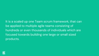 The Large Scale Scrum Framework (LeSS) in a glance | PPT