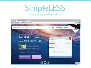 다이내믹 스타일시트 언어 Less framework 활용 by yamoo9 | PPT