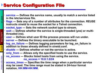 TCP WRAPPERS and XINETD | PPT | Computer Networking | Computing