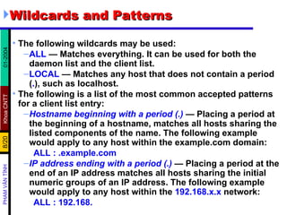 TCP WRAPPERS and XINETD | PPT | Computer Networking | Computing
