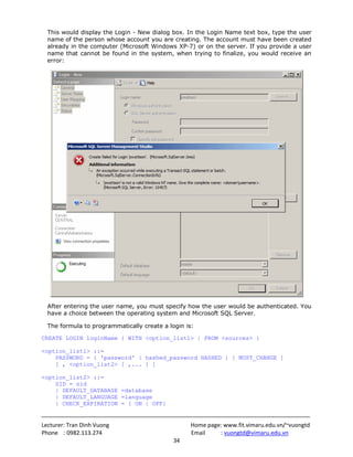 Lession 2 starting with mssqlserver | PDF