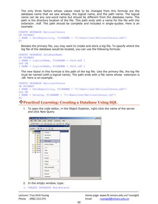 Lession 3 introduction to database | PDF