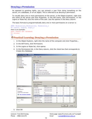 Lession 3 introduction to database | PDF