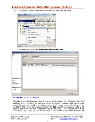 Lession 3 introduction to database | PDF