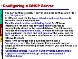 Configuration DHCP | PPT