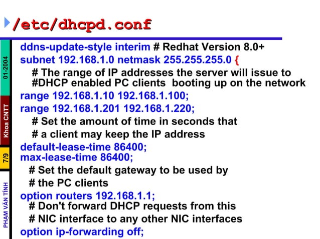 Configuration DHCP | PPT