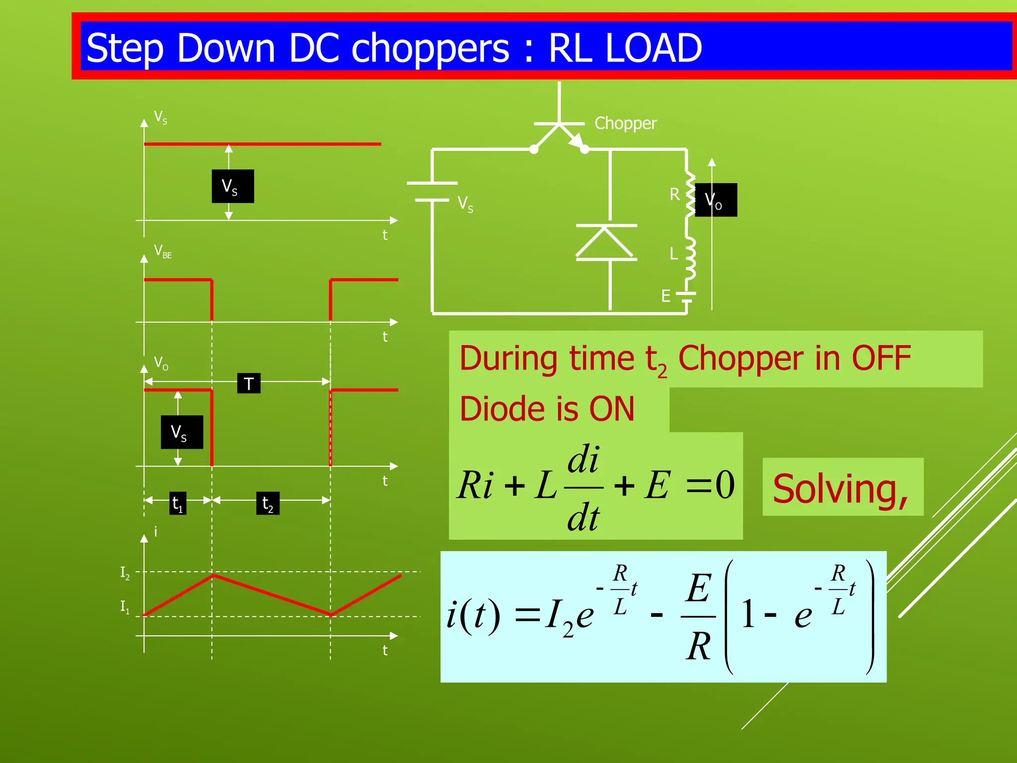 Different types of DC chopper circuit in Power electronics | PPT