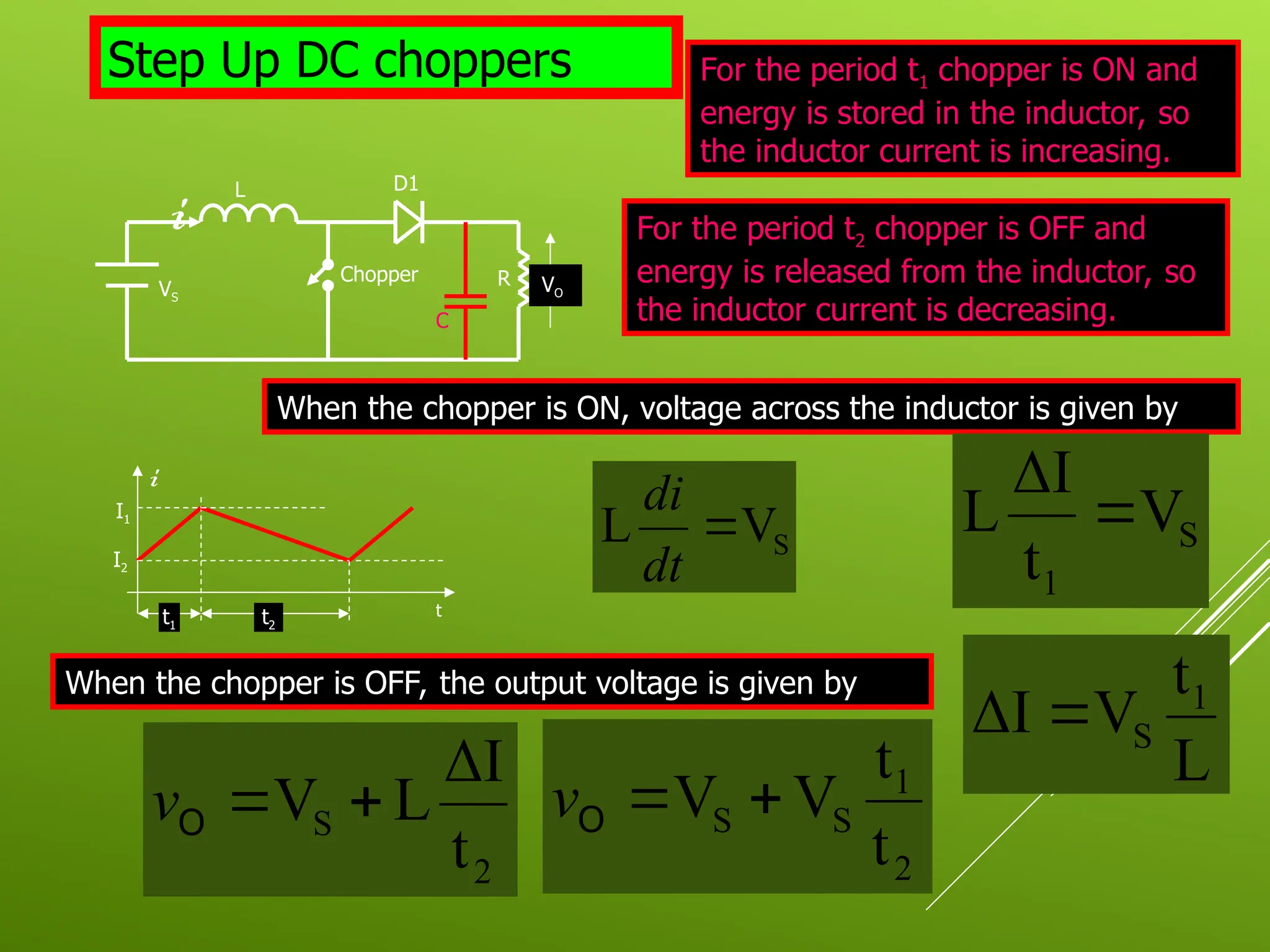 Different types of DC chopper circuit in Power electronics | PPT