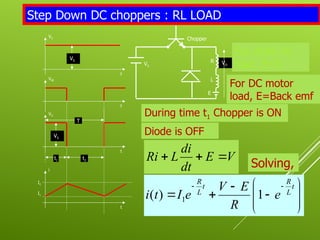 Different types of DC chopper circuit in Power electronics | PPT