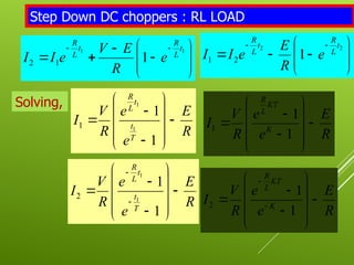 Different types of DC chopper circuit in Power electronics | PPT