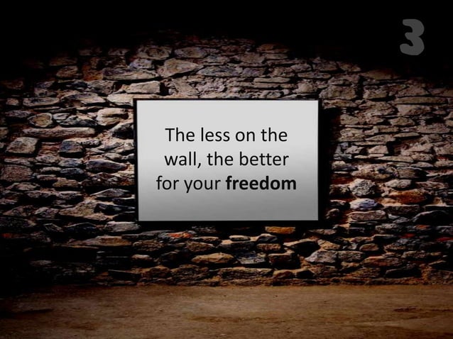 Less is more | PPT