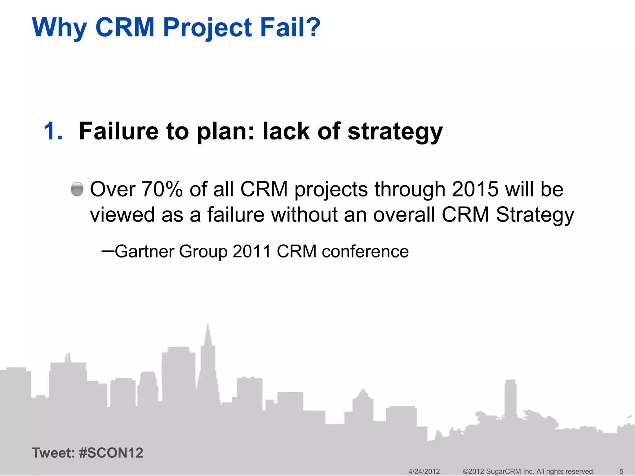 CRM 101: Session 3: Less is More - How to Plan a Successful CRM Rollout ...