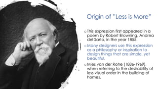 Less is more, theory base and case studies | PDF