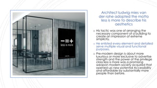Less is more, theory base and case studies | PDF