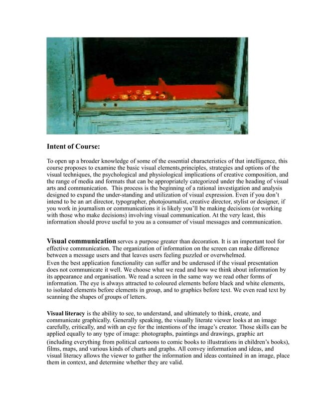 IVC - Lesson 01 | PDF