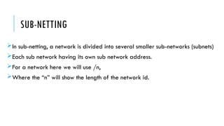 networking principles-network principles and their protocols | PPTX