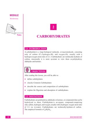 Lesson-02 carbohydrates.pdf | Chemistry | Science