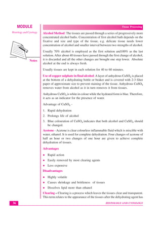 Lesson-07.pdf tissue Processing histopathology | PDF