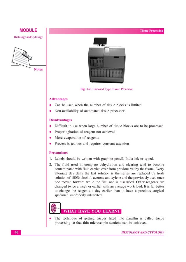 Lesson-07.pdf tissue Processing histopathology | PDF | Alcoholic ...
