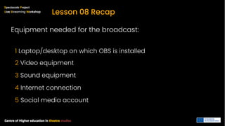 Lesson-08-Live-Streaming-Live -Streaming | PDF