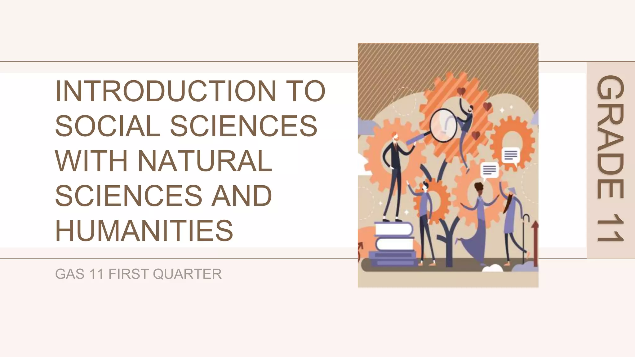 Lesson 1. Introduction to social science with natural sciences and ...
