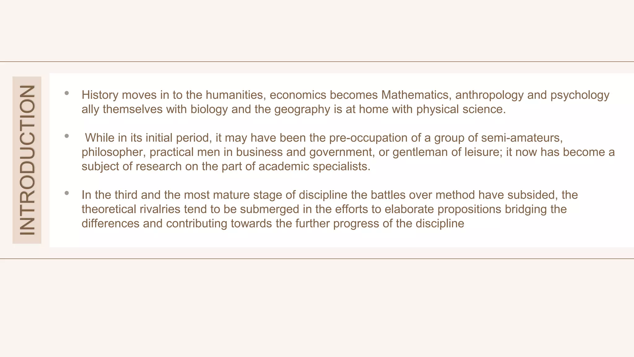 Lesson 1. Introduction to social science with natural sciences and ...