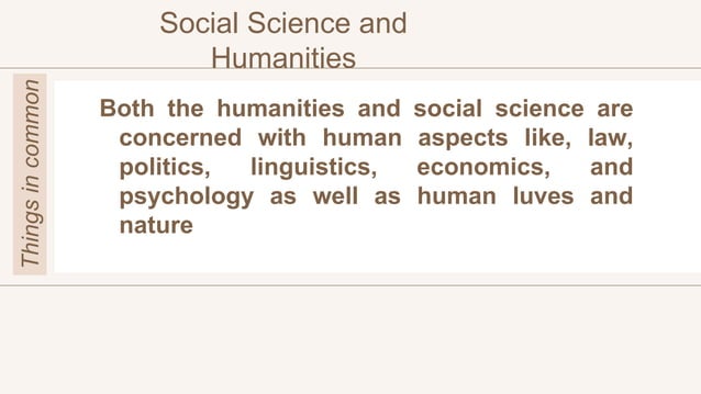 Lesson 1. Introduction to social science with natural sciences and ...
