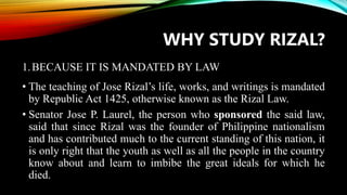 Life and Works of Rizal LESSON-1.pptx