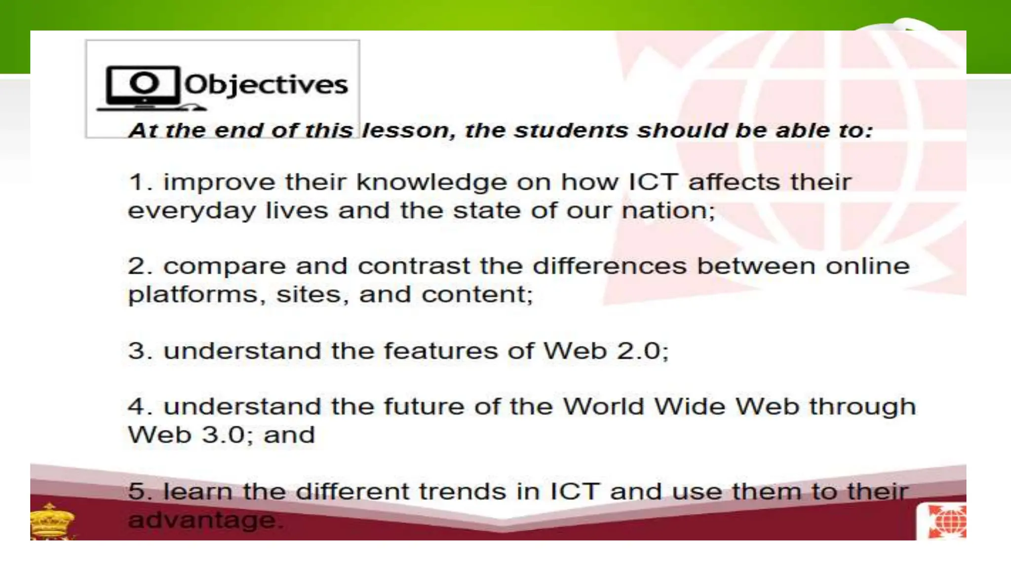 Lesson 1 for Empowerment Technologies: ICT for HUMSS | PPTX