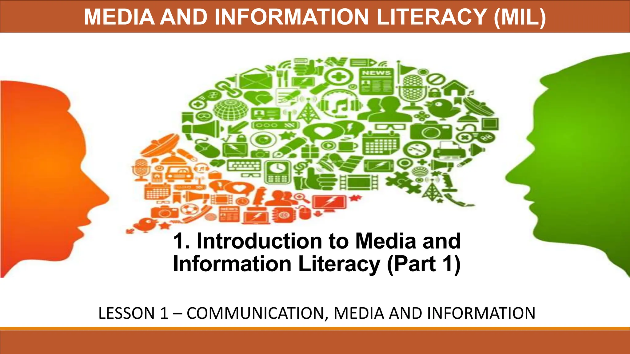 Media and Information Literacy Lesson 1 | PPTX
