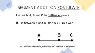 Lesson-1.2.pptx segment addition postulate | PPT
