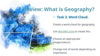 Lesson 1 grade 9 Types of Geography Canada | PPT