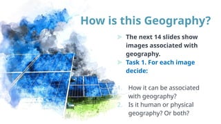 Lesson 1 grade 9 Types of Geography Canada | PPT