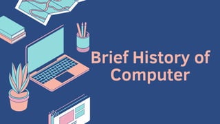 lesson-1brief history of computer for shs | PDF