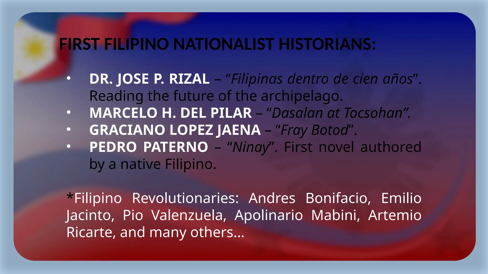 Reading in Philippines History academics | PPTX