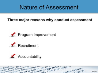 Lesson 1 on What is Assessment and Why is Assessment | PPT